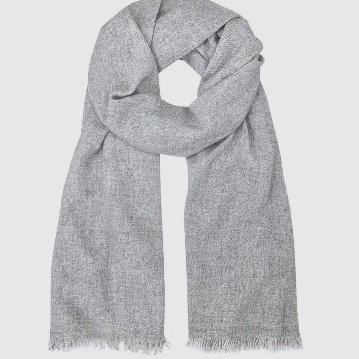 Handloomed Cashmere Scarf in Various Colors – Federal & Black