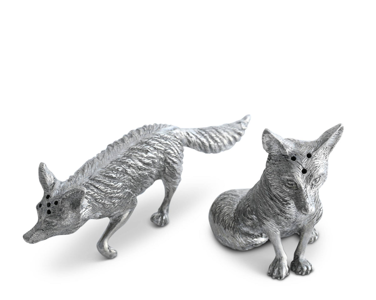 Pewter Fox Salt & Pepper Set – Federal & Black